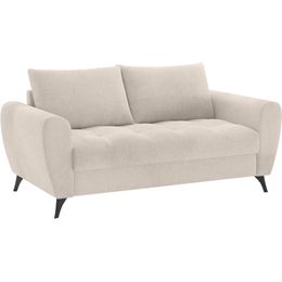 2,5-Sitzer MR. COUCH, B:180cm H:71cm T:90cm, beige, Novaclean Avanti (100% Polyester), Sofas, "Blackburn II", Mit Kaltschaumpolsterung bis 140 kg