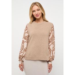 Eterna Damen Pullunder, braun, Gr. XXL, 30% Kaschmir, 70% Wolle (Merino), Pullover