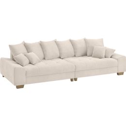 Big-Sofa MR. COUCH, B:300cm H:88cm T:118cm, beige, Novaclean Avanti (100% Polyester), Sofas, "Nikita II", mit Kaltschaumpolsterung bis 140kg belastbar