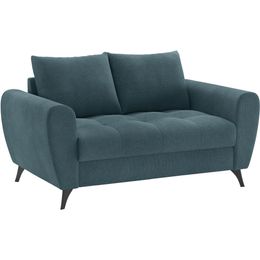 2-Sitzer MR. COUCH, B:160cm H:71cm T:90cm, blau, Memphis (Grundgewebe - 100% Polyester; Nutzschicht- 90% Polyester / 10% Polyamide), Sofas,