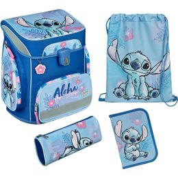 Schulranzen Scooli "EasyFit, Lilo & Stich", Kinder, Gr. B/H/T: 33cm x 36,5cm x 29cm, lilo, stitch, Polyester, Rucksäcke