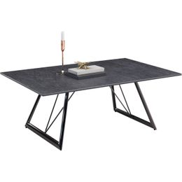 Couchtisch Stolkom, grau, Wohnzimmer, Tische, "Evina", 110 cm breit, Tisch mit Keramikoberfl&auml;che