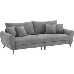 Big-Sofa MR. COUCH, B:260cm H:71cm T:108cm, grau, Memphis (Grundgewebe - 100% Polyester; Nutzschicht- 90% Polyester / 10% Polyamide), Sofas,