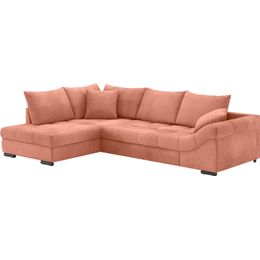 Ecksofa MR. COUCH, B:303cm H:86cm T:202cm, braun, Novaclean Avanti (100% Polyester), Wohnzimmer, Sofas, "Allegro, L-Form", mit