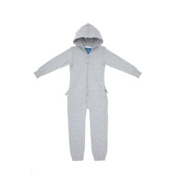 MONIZ Jungen Jumpsuit, Gr. 116, grau, 80% Baumwolle, 20% Polyester, Overalls, mit kuscheligem Komfort