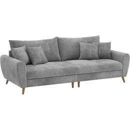 Big-Sofa MR. COUCH, B:260cm H:71cm T:108cm, grau, Dolce (100% Polyester), Sofas, "Blackburn II", Wahlweise mit Kaltschaumpolsterung bis 140 kg