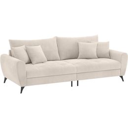 Big-Sofa MR. COUCH, B:260cm H:71cm T:108cm, beige, Novaclean Avanti (100% Polyester), Sofas, "Blackburn II", Mit Kaltschaumpolsterung bis 140 kg