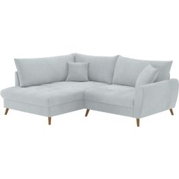 Ecksofa MR. COUCH, B:230cm H:71cm T:190cm, grau, Novaclean Avanti (100% Polyester), Wohnzimmer, Sofas, "Blackburn II, L-Form", Mit