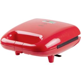 Snack Party 5in1 Sandwich-Toaster Cool-Touch-Gehäuse, Antihaftbeschichtung Rot - Domo