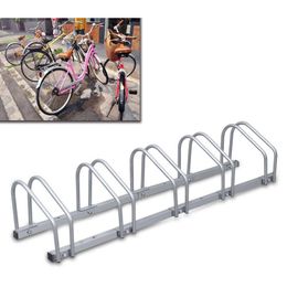 (Deactive) Fahrradständer für 5 Räder 130x32x26cm verzinkt und für Wandmontage geeignet