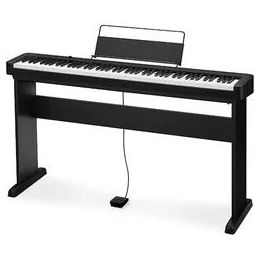 Digitalpiano Casio "CDP-S110BK", schwarz, Tasteninstrumente, B/H: 132cm x 99cm, mit Stativ und Pedal, B:132cm H:99cm