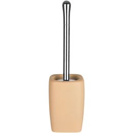 WC-Garnitur Spirella "RETRO", braun, H:42cm Ø:11,5cm, Keramik, Reinigungsbürsten, WC-Bürste ist auswechselbar