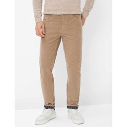 5-Pocket-Hose Brax "Style CADIZ TT", Herren, Gr. 36, Länge 32, braun, 98% Baumwolle, 2% Elasthan, Hosen