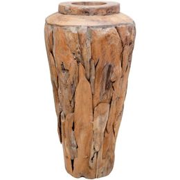 vidaXL - Deko-Vase 40 x 60 cm Massivholz Teak