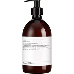 Evolve Organic Beauty Körper Hand & Fußpflege African Orange Wash 500 ml