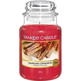 yankee candle Raumdüfte Duftkerzen Sparkling Cinnamon Classic Medium Glass