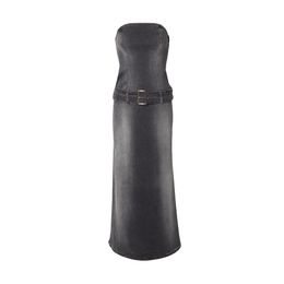 SHYX Kleid Damen Gr&ouml;&szlig;e 44 black denim Winterkleid