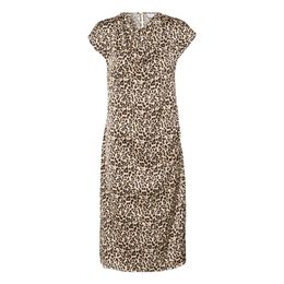 Saint Tropez Kleid 'Zovi' Damen Größe 42 braun / schwarz Winterkleid