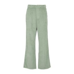 Qs Pleat-Front Pants female Green size 42