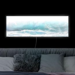 LED-Wechselbild Gro&szlig;e Welle Hawaii