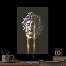 LED-Wechselbild Weinende Medusa