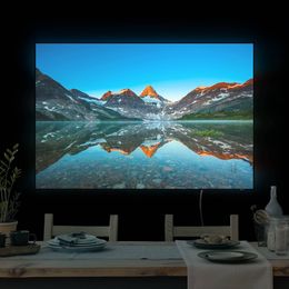 LED-Wechselbild Berglandschaft am Lake Magog in Kanada