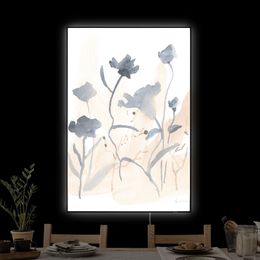 LED-Wechselbild April Blumen