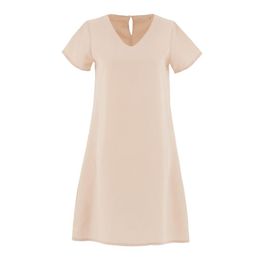 Organication Kleid Damen Größe 38 hellbeige Winterkleid