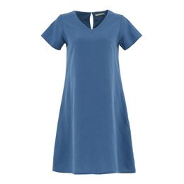 Organication Kleid Damen Größe 40 blau Winterkleid
