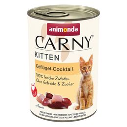 12x400g animonda Carny Kitten Geflügel-Cocktail