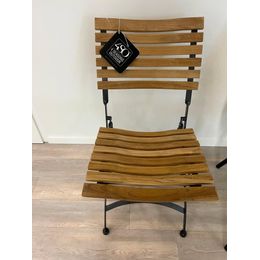 4Seasons Bellini Sessel ohne Armlehne Eisen/Teak