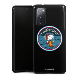 DeinDesign Galaxy S20 FE Handy Silikon H&uuml;lle Case schwarz Handyh&uuml;lle Peanuts Snoopy Weltall