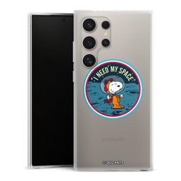 DeinDesign Galaxy S24 Ultra Handy Silikon H&uuml;lle Case transparent Handyh&uuml;lle Peanuts Weltall Snoopy Silikon Case
