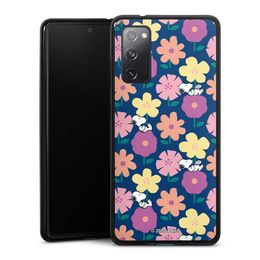 DeinDesign Galaxy S20 FE 5G Handy Silikon H&uuml;lle Case schwarz Handyh&uuml;lle Flowers Muster Snoopy