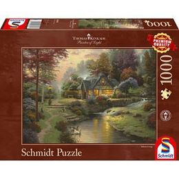 SCHMIDT Thomas Kinkade Friedliche Abendstimmung Puzzle, 1000 Teile