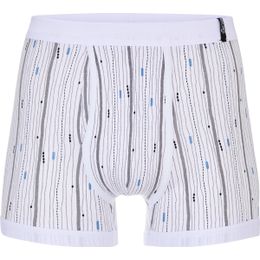 Herren Hose kurz wei&szlig;-bedruckt, Gr&ouml;&szlig;e 10