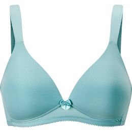 Naturana Damen T-Shirt-BH ohne B&uuml;gel mit Komforttr&auml;gern aquamarin Gr&ouml;&szlig;e 80A