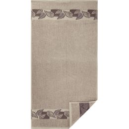 wäschepur unisex Handtuch sesam, Größe 30x50 cm, 2 - Gästetücher