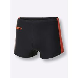 feel good Herren Badehose, schwarz-terra, Gr&ouml;&szlig;e 9
