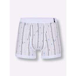 KINGsCLUB Herren Hose kurz, wei&szlig;-bedruckt, Gr&ouml;&szlig;e 10