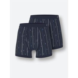 KINGsCLUB Herren Hose kurz, marine-bedruckt, Gr&ouml;&szlig;e 6
