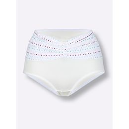 w&auml;schepur w&auml;schepur Damen Hipster mit P&uuml;nktchen-Print, wei&szlig;-bedruckt, Gr&ouml;&szlig;e 48/50