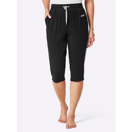 feel good Damen Capri-Hose, schwarz, Gr&ouml;&szlig;e 36/38
