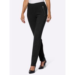 WITT Damen Bengalinhose mit Shaping-Effekt, schwarz, Gr&ouml;&szlig;e 20