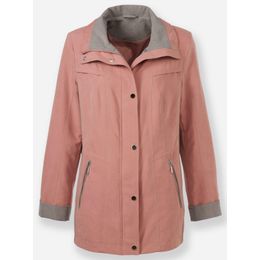 WITT Damen Microfaserjacke mit verdecktem Rei&szlig;verschluss, rosenholz, Gr&ouml;&szlig;e 40