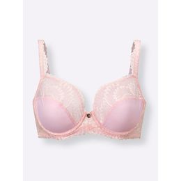 w&auml;schepur w&auml;schepur Damen B&uuml;gel-BH mit elastischer Spitze, hellros&eacute;, Gr&ouml;&szlig;e 80C