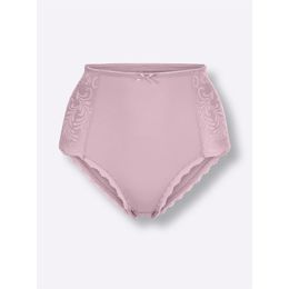 w&auml;schepur w&auml;schepur Damen Taillenslip mit Einsatz aus Spitze, ros&eacute;, Gr&ouml;&szlig;e 40/42