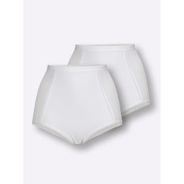 w&auml;schepur w&auml;schepur Damen Formslip mit hoher Taille, wei&szlig;, Gr&ouml;&szlig;e 44/46