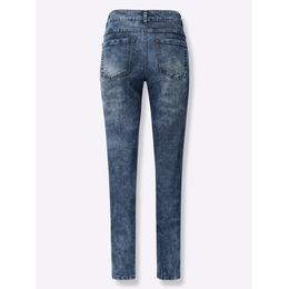WITT Damen 5-Pocket-Jeans in kn&ouml;chellanger Schnittform, dark blue, Gr&ouml;&szlig;e 36