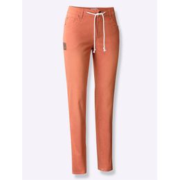 WITT Damen 5-Pocket-Jeans in kn&ouml;chellanger Schnittform, papaya, Gr&ouml;&szlig;e 19